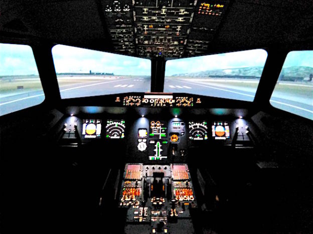 El nuevo simulador de A320 de EAS Barcelona ya vuela - Aerotendencias