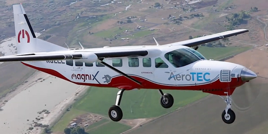 Primer vuelo de un Cessna Grand Caravan equipado con motor eléctrico ...