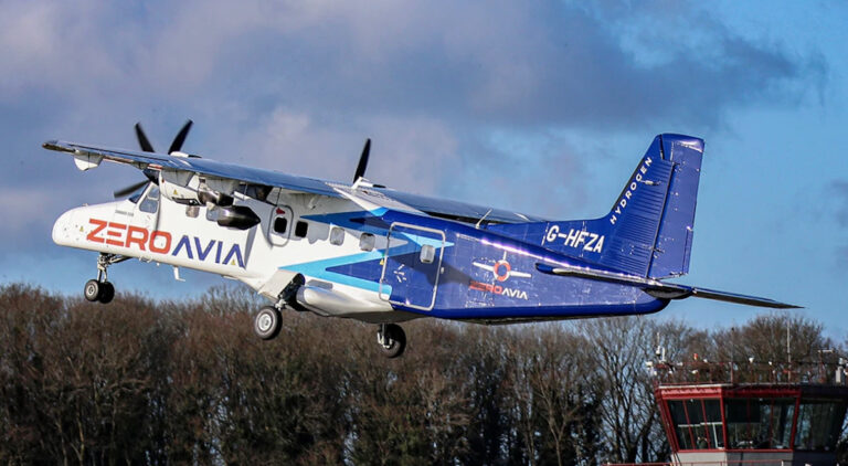 Vuela el Dornier 228 de ZeroAvia equipado con un motor eléctrico de ...